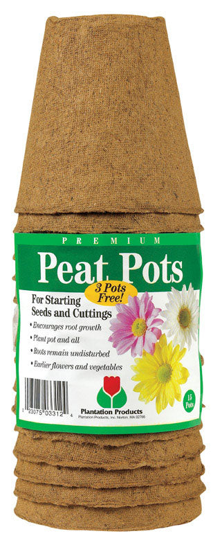 Plantation Products Peat Pot 15 Number of Cells 3 in. – Shell Lumber ...