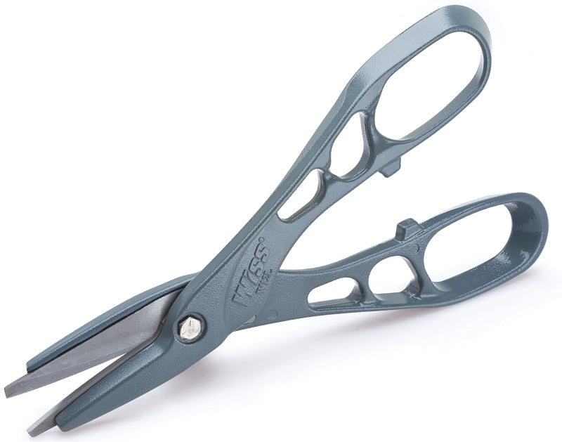 Crescent Wiss W12L Snip, 12 in OAL, 3 in L Cut, Compound Cut, Steel Bl ...