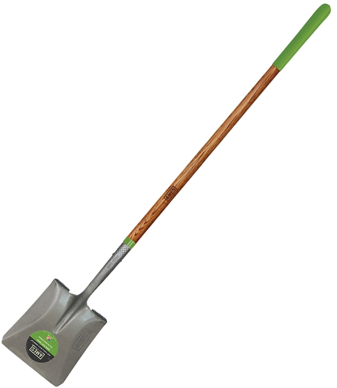 Ames 2535700 Shovel, 9-3/4 in W Blade, Steel Blade, Ashwood Handle, Cu ...