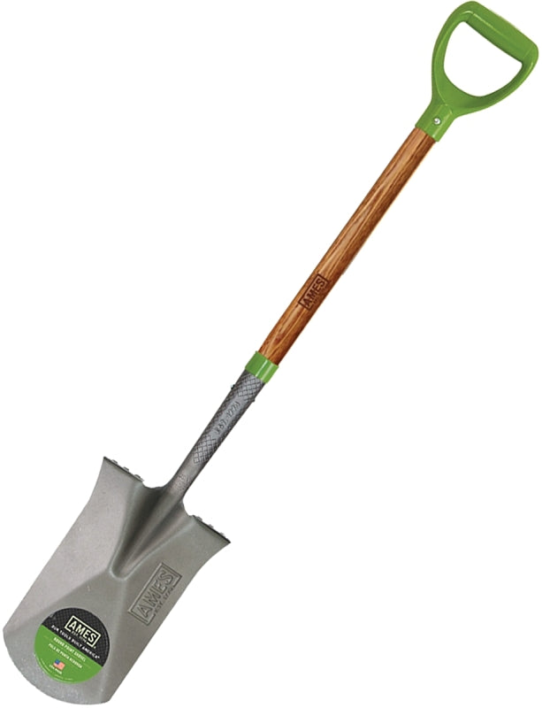 Ames 2593800 Garden Spade, 8-1/4 in W Blade, Steel Blade, Hardwood Han ...
