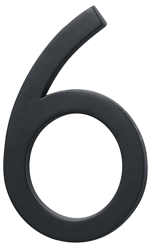 Hy-Ko FM-6 Architectural Series FM-6/6 House Number, Character: 6, 6 i ...