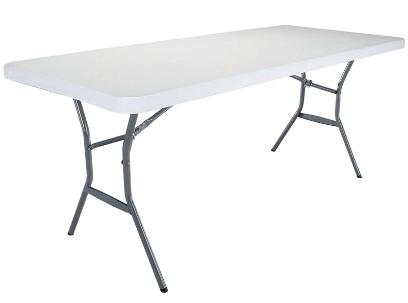 Lifetime Products 2924 Folding Table, 72 in L x 30 in W x 29 in H Open ...