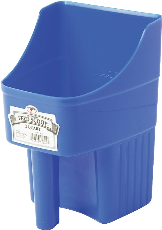 Little Giant 150415 Feed Scoop, 3 qt Capacity, Polypropylene, Blue, 6 ...