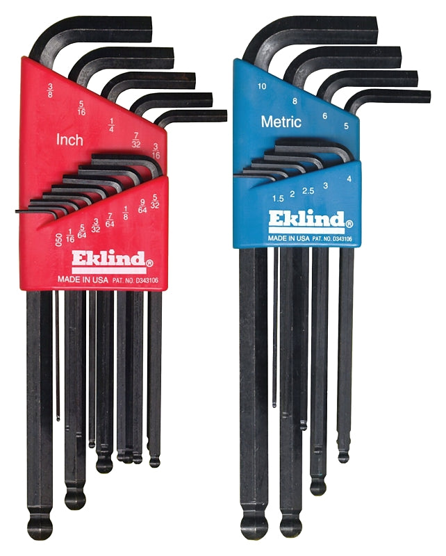 Eklind 13222 Hex Key Combo Set, 22-Piece, Steel – Shell Lumber and Hardware