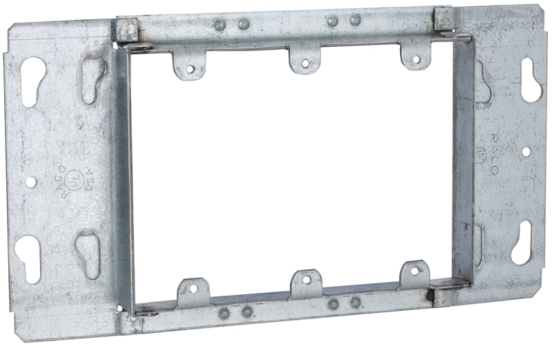 Hubbell 822 Box Device Cover, 8-7/8 in L, 4-1/2 in W, Steel, Gray ...