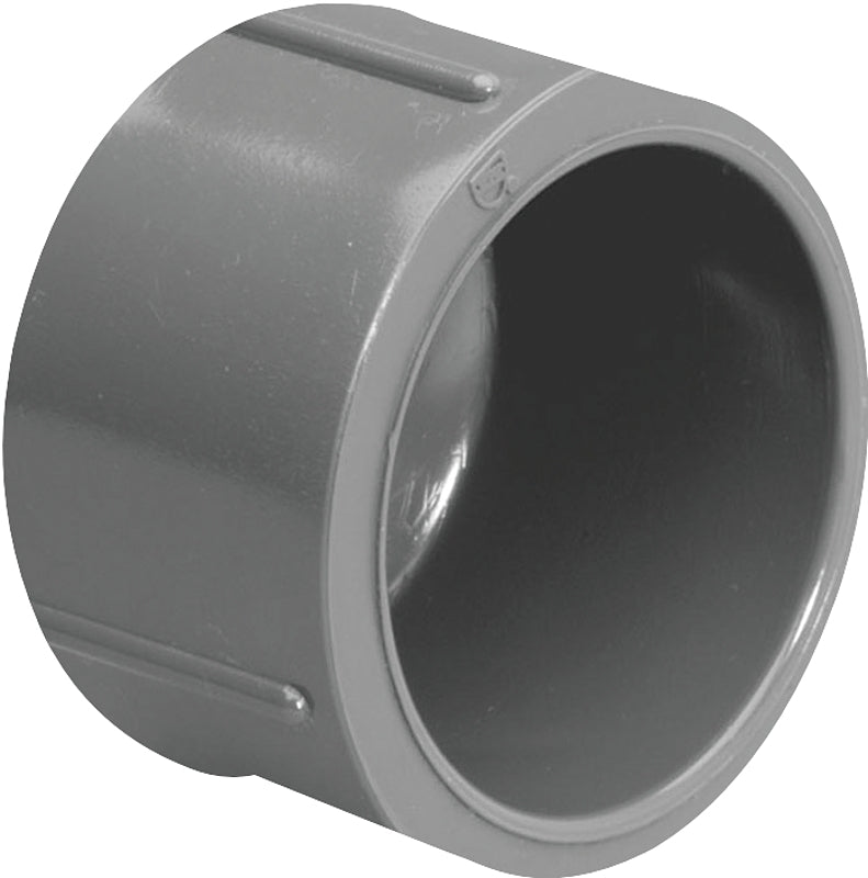 Lasco 847012BC Pipe Cap, 1-1/4 in, Slip, PVC, SCH 80 Schedule – Shell ...