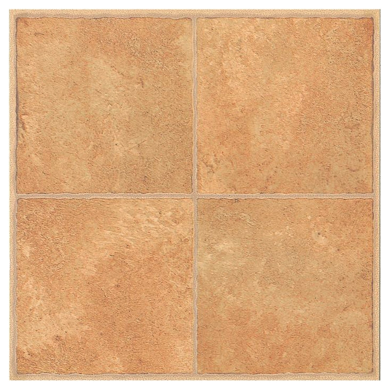ProSource CL3681 Vinyl Floor Tile, 12 in L Tile, 12 in W Tile, Square ...