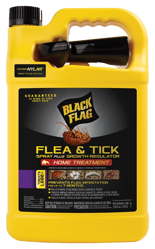 Black Flag HG-11093 Flea/Tick Killer, Liquid, 1 gal Can – Shell Lumber ...