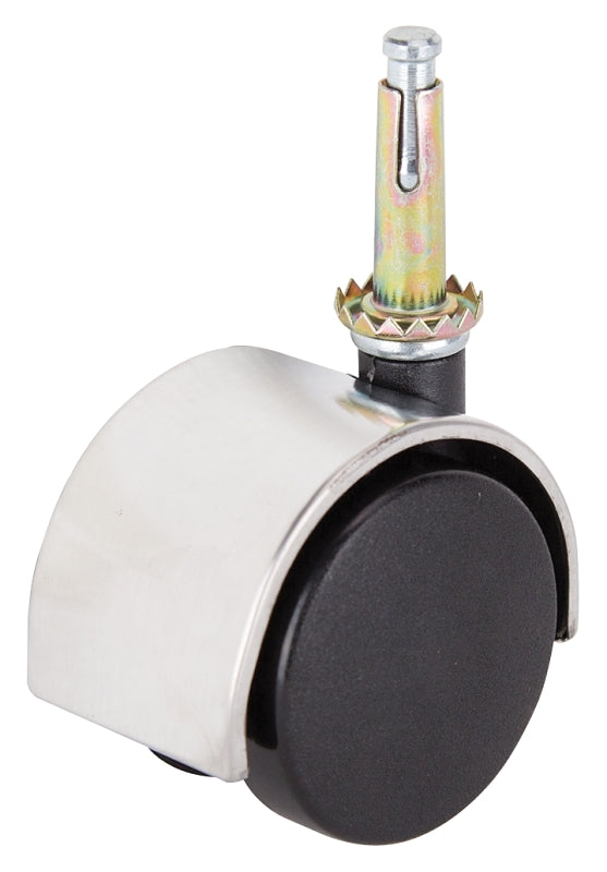 ProSource JC-F13-PS Caster, 2 in Dia Wheel, 2 in W Wheel, Nylon Wheel ...