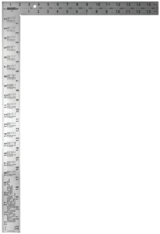 Johnson Easy-Read Series CS9 Framing Square, Steel – Shell Lumber and ...