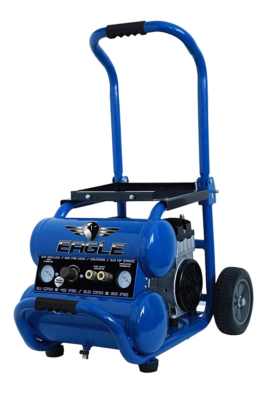 Eagle Silent Series EA-5000 Portable Air Compressor, Tool Only, 5.5 ga ...
