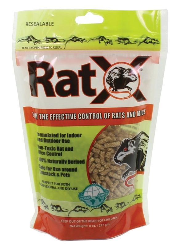 RatX 620100 Rodent Bait, Pellet, 8 oz Bag – Shell Lumber and Hardware