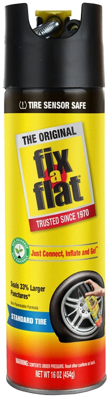 Fix-a-Flat S60420 Tire Repair Inflator, 16 oz, Can, Characteristic ...