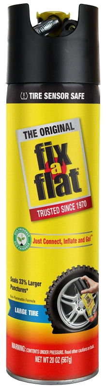 Fix-a-Flat S60430 Tire Repair Inflator, 20 oz, Can, Characteristic ...