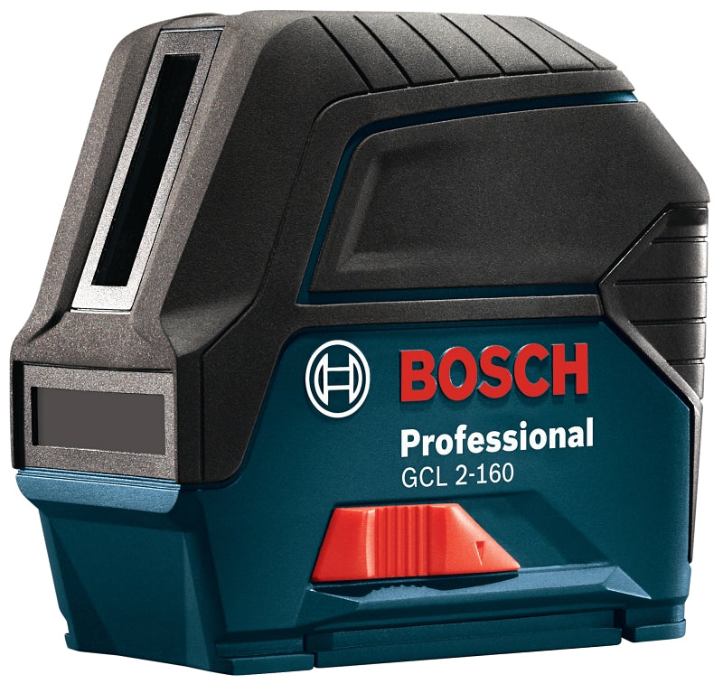 Bosch GCL 2-160 Cross-Line Laser with Plumb Points, 165 ft, +/-1/8 in ...