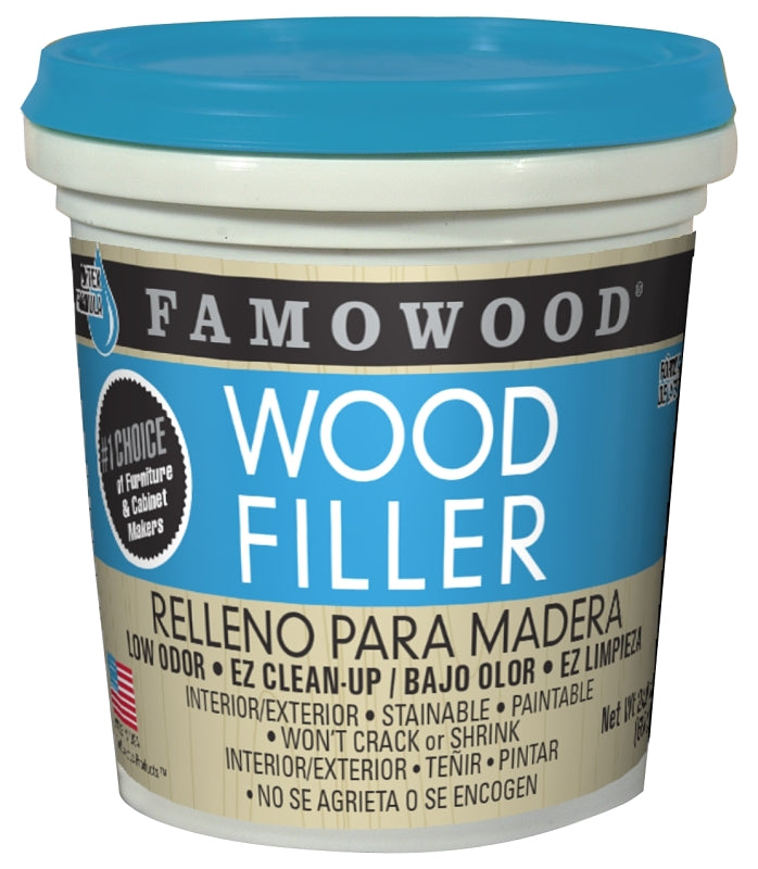 Famowood 40022134 Wood Filler, Liquid, Paste, Slight, Red Oak, 1 pt ...