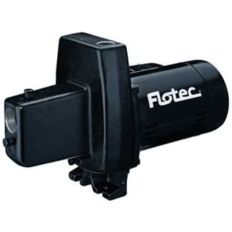 Flotec FP4112 Shallow Well Jet Pump, 9.4 A, 230/115 VAC, 1/2 hp, 1-1/4 ...