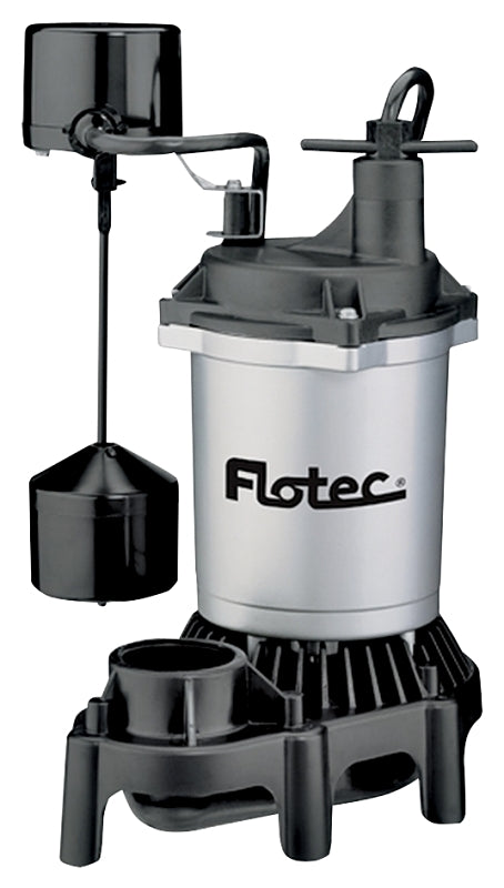 Flotec FPZS75V Sump Pump, 1-Phase, 15 A, 115 V, 3/4 hp, 1-1/2 in Outle ...