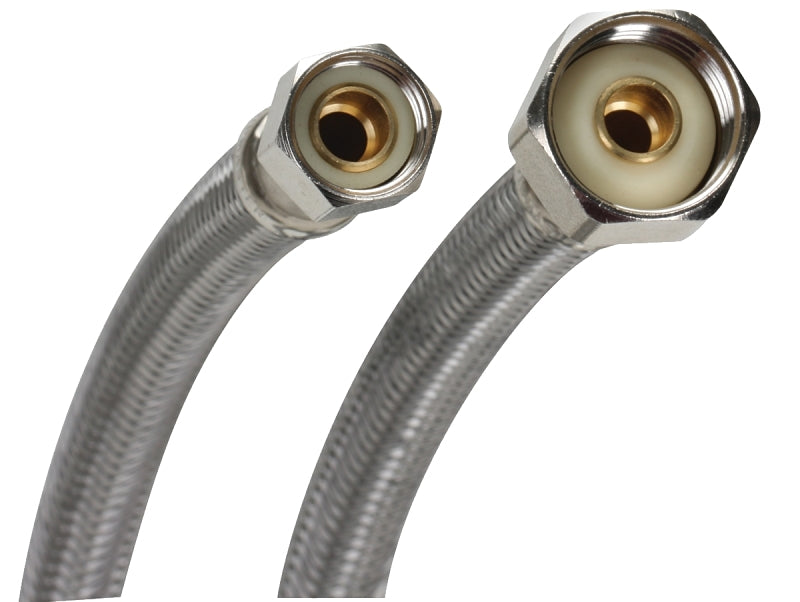 Fluidmaster B1F20 Water Supply Connector, 3/8 x 1/2 in, Compression x ...