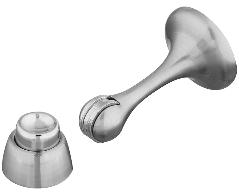 National Hardware N328-195 Door Stop, 1-3/4 in Dia Base, 3 in Projecti ...