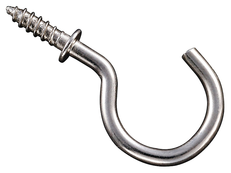 National Hardware N119-730 Cup Hook, Steel, Nickel – Shell Lumber and ...