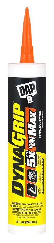 DAP DYNAGRIP 27511 Construction Adhesive, White, 9 oz Cartridge – Shell ...
