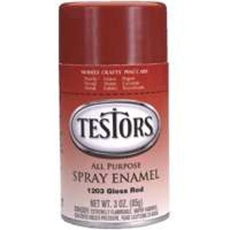Testors 1203T Craft Spray Paint, Gloss, Red, 3 oz – Shell Lumber and ...