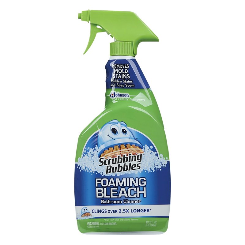 Scrubbing Bubbles 70809 Foaming Bleach Cleaner, 32 oz Bottle, Liquid ...