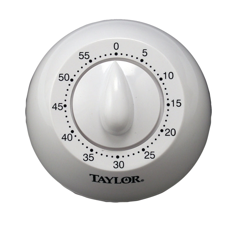 Taylor 5832 Mechanical Timer, 60 min, White – Shell Lumber and Hardware