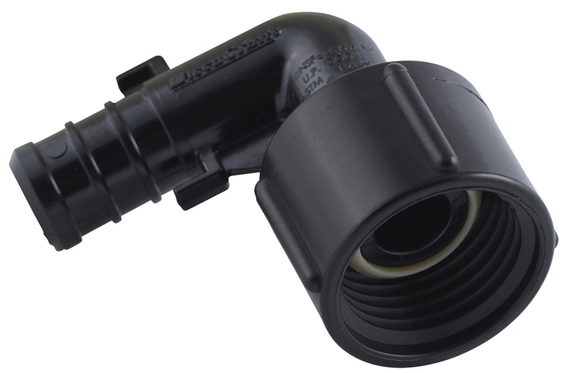 SharkBite UP532 Swivel Elbow Pipe Adapter, 1/2 in, Barb x FNPT, PEX-A ...