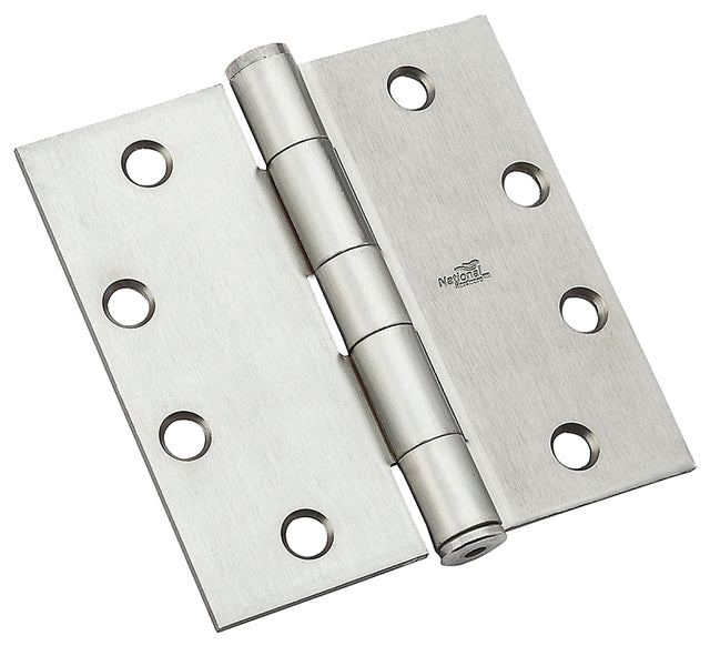 National Hardware N236-015 Template Hinge, 4-1/2 in H Frame Leaf, 1.38 ...