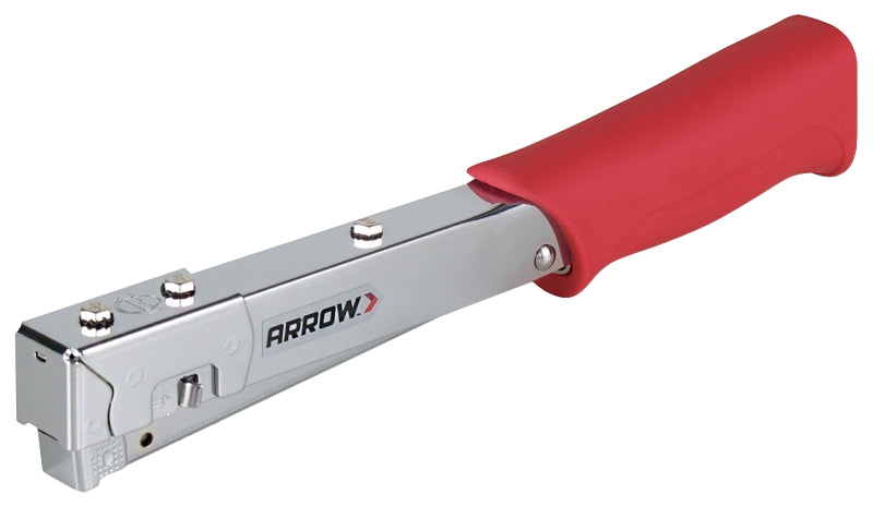 Arrow HT19 Light Wire Hammer Tacker, 1/4 to 3/8 in L Leg, Steel Staple ...