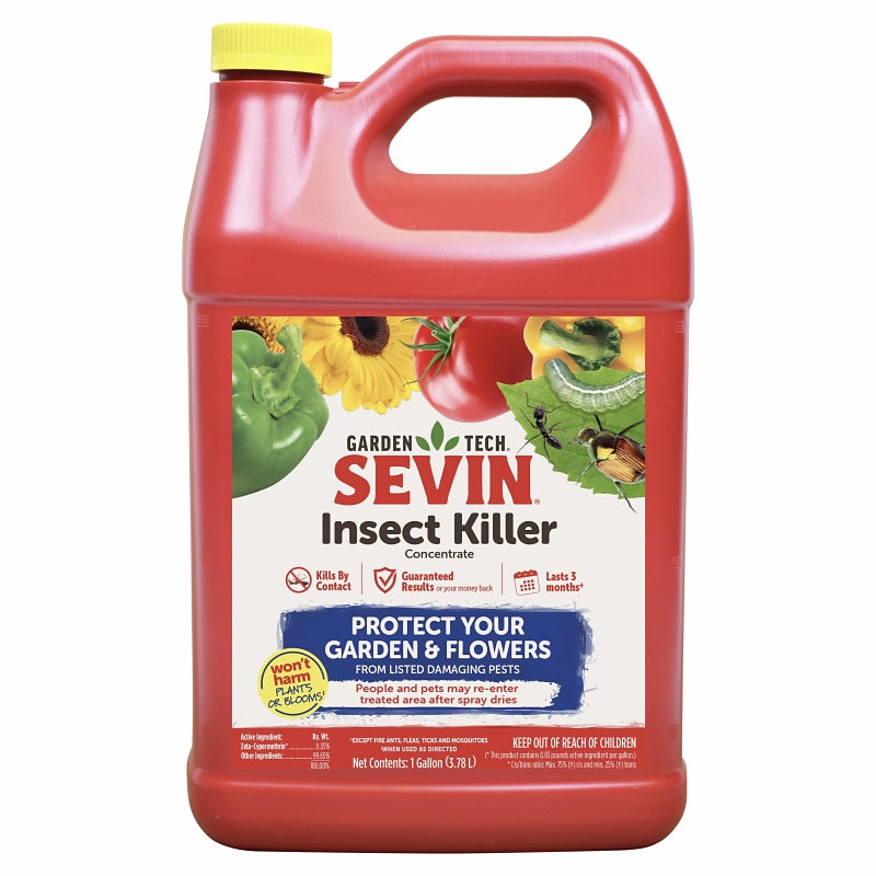 Sevin 100530124 Insect Killer, Liquid, Spray Application, 1 gal – Shell ...