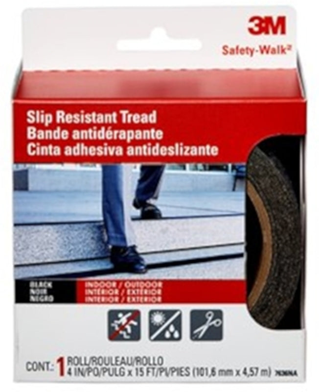 3M Safety-Walk 7636NA Safety and Ladder Tread, 180 in L, 4 in W, Black ...