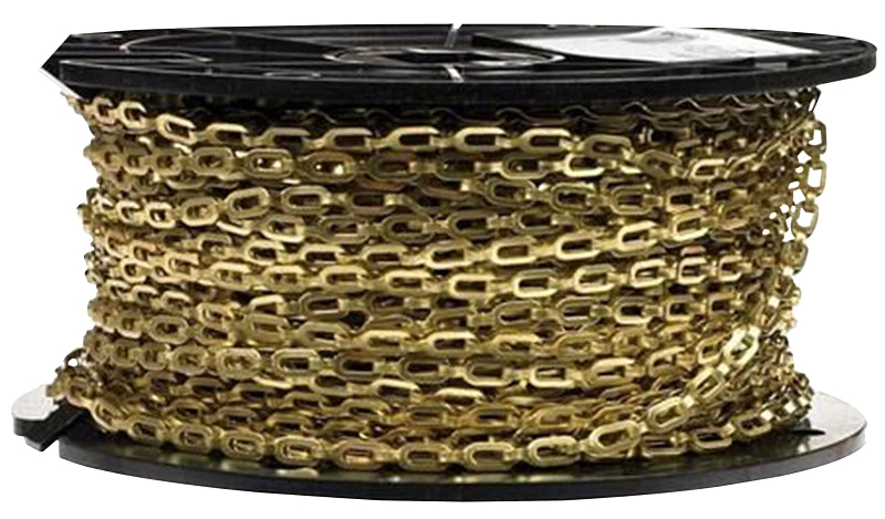 Baron 7183 Sash Chain, 1/0, 200 ft L, Steel, Brass – Shell Lumber and ...