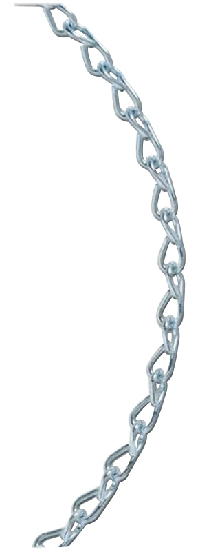 Baron 7227 Single Jack Chain, #16, 250 ft L, Zinc, Galvanized, 10 lb W ...