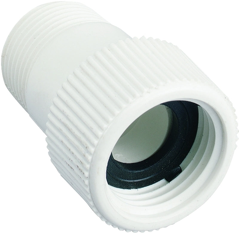 Orbit 53364 Hose-To-Pipe Adapter, 3/4 x 3/4 in, MNPT x FHT, PVC, White ...