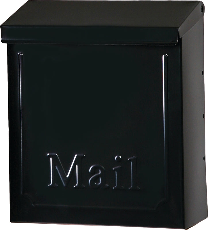 Gibraltar Mailboxes Townhouse THVKB001 Mailbox, 260 cu-in, Steel, Powd ...