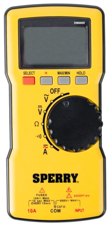 Sperry Instruments DM6800 Multimeter, 1999 Count Resolution, Digital ...