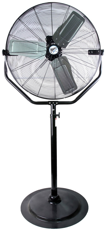 MaxxAir HVPF 30 YOKE High-Velocity Pedestal Fan, 120 V, 1.65 A, 360 de ...
