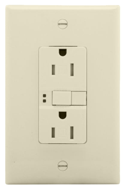 Eaton Cooper Wiring TRSGFS15LA-M-L GFCI Outlet/Switch Combination, 1 ...
