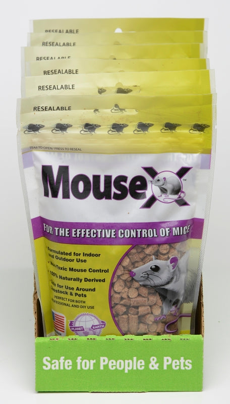 MouseX 620200 Mouse Killer Pellet, 6/PK, Pack of 6 – Shell Lumber and ...