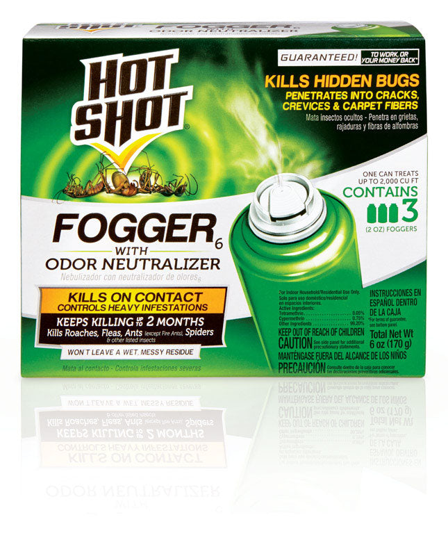 Hot Shot Insect Killer For Ants, Beetles, Ticks and Other Insects 3-2 ...