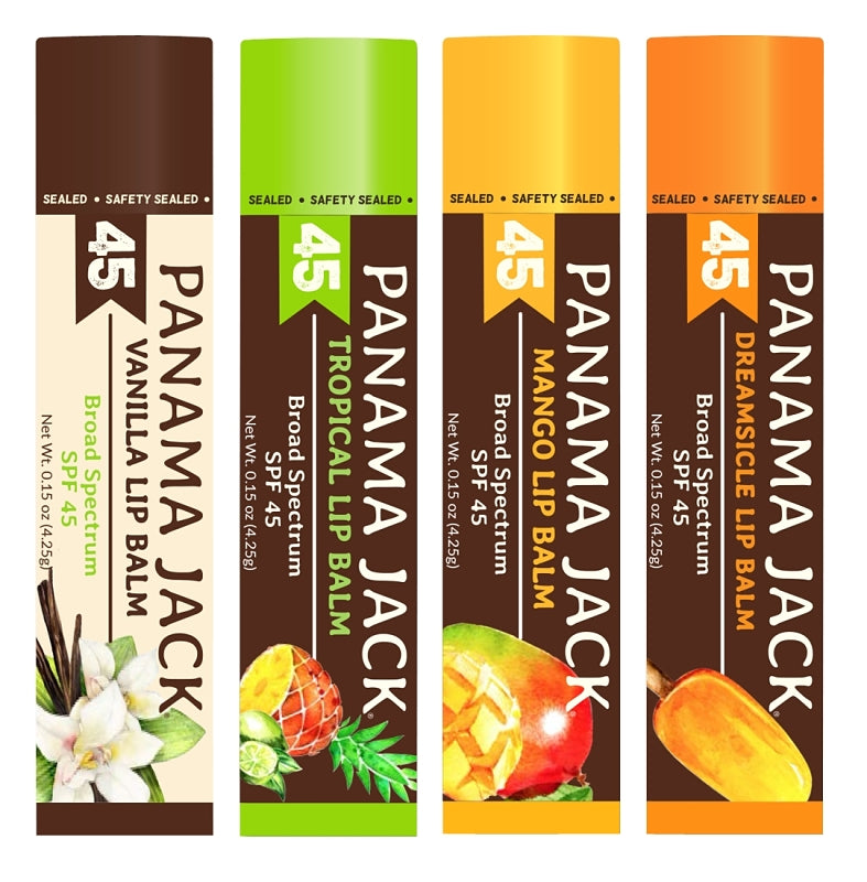 Panama Jack 602-TR Lip Balm, Tropical, 0.15 oz Bottle, Pack of 50 ...