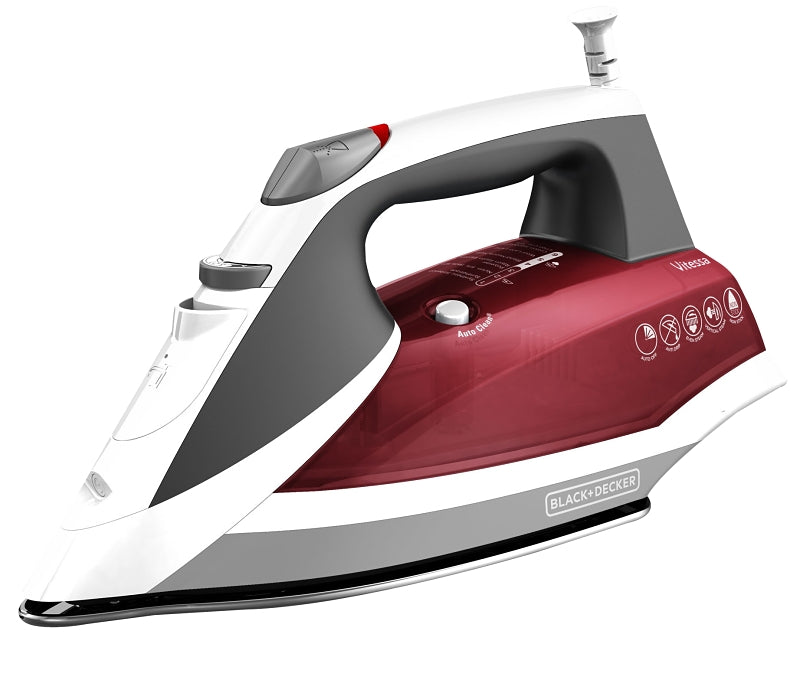 Black+Decker Vitessa Series IR2050 Advanced Steam Iron, 1200 W, Cranbe ...