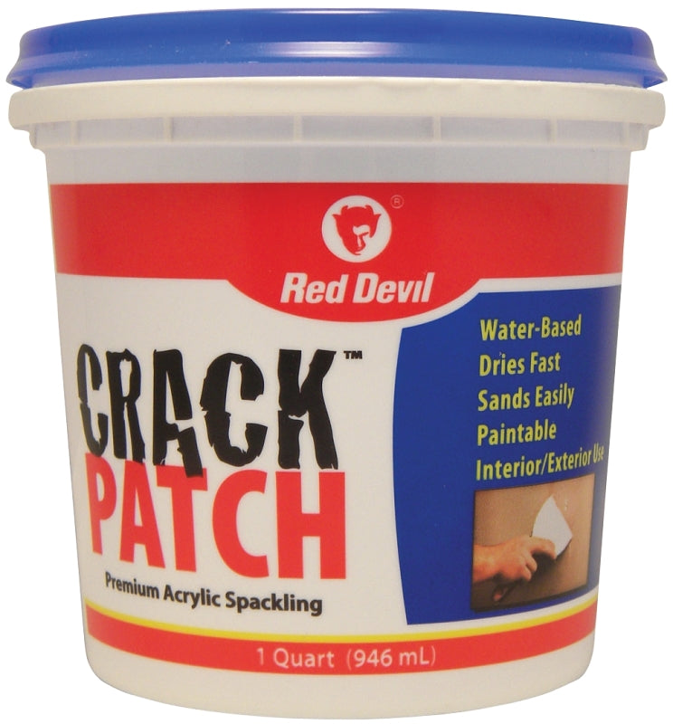 Red Devil 0804 Spackling Paste White, White, 1 qt Tub – Shell Lumber ...