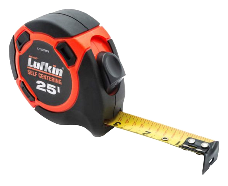Crescent Lufkin L625SC-025 Tape Measure, 25 ft L Blade, 1 in W Blade ...