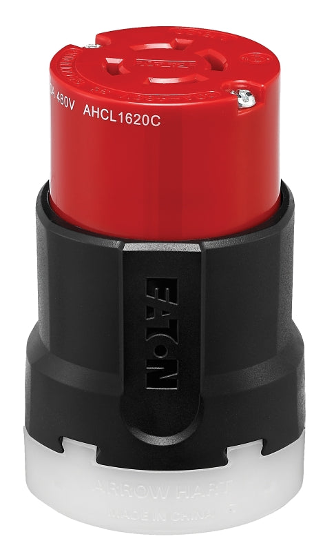 Arrow Hart AHCL1620C Ultra-Grip Locking Connector, 3 -Pole, 20 A, 480 ...