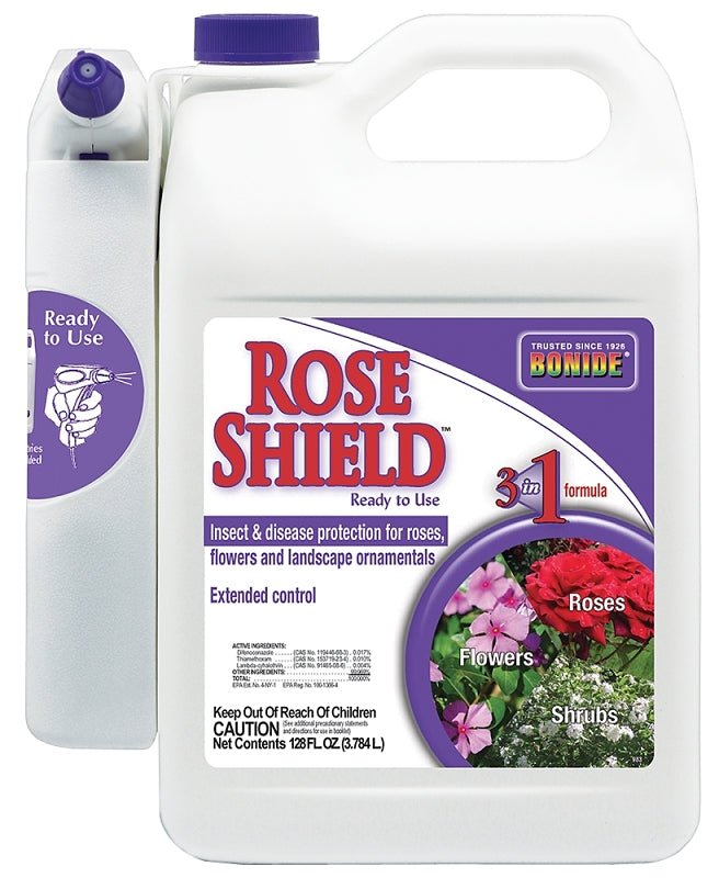 Bonide Rose Shield 983 RTU Insecticide with Power Spray, Liquid, Spray ...