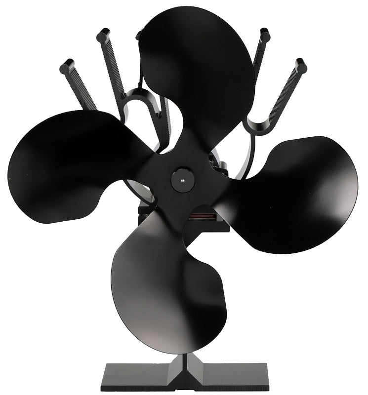Ashley Hearth Miracle Heat MH4 4-Blade Thermoelectric Fan, Aluminum ...